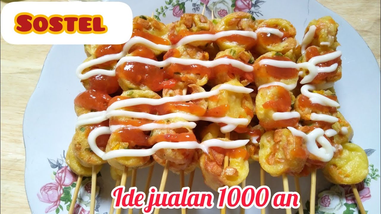 Cara bikin sostel mudah,tanpa cetakan - YouTube