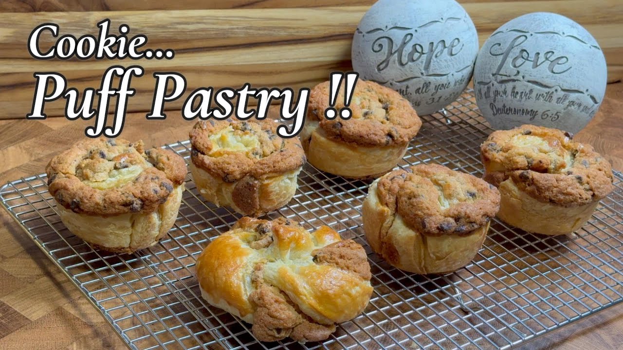 Cookie Dough Puff Pastry / Pastelitos de Hojaldre con Cookie Dough y ...