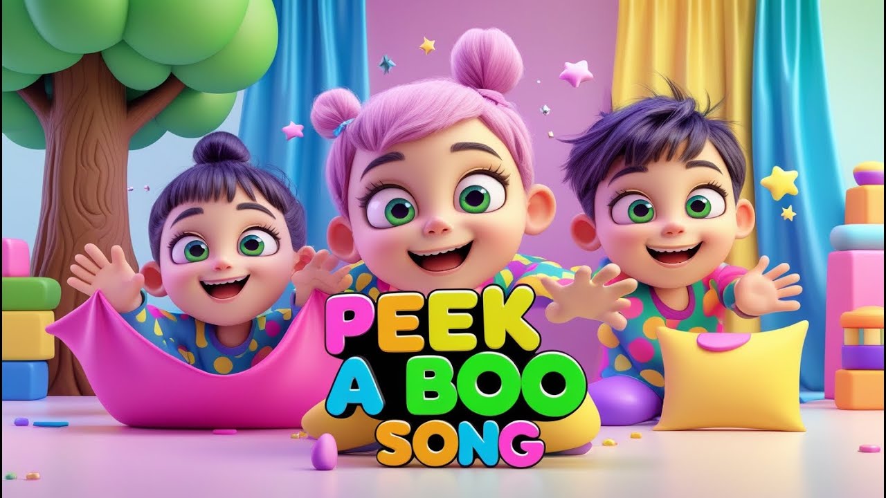 Peek A Boo | Fun Nursery Rhyme For Kids | Learn & Play With Yo Yo Kids ...