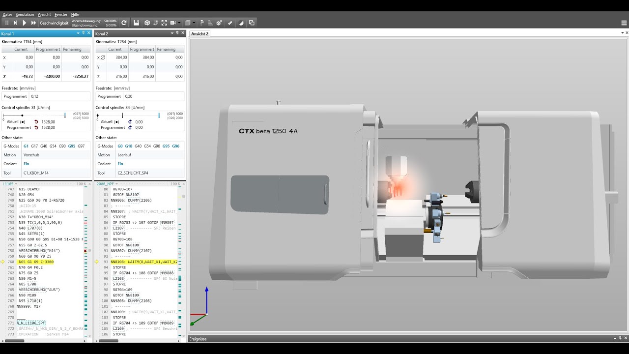 DMG MORI CTX beta 1250 TC 4A - CNC programming system for turning ...
