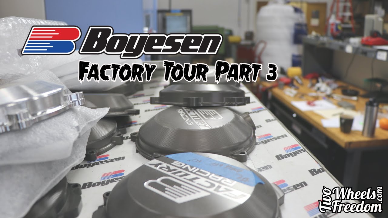 Boyesen Factory Tour part 3 - YouTube