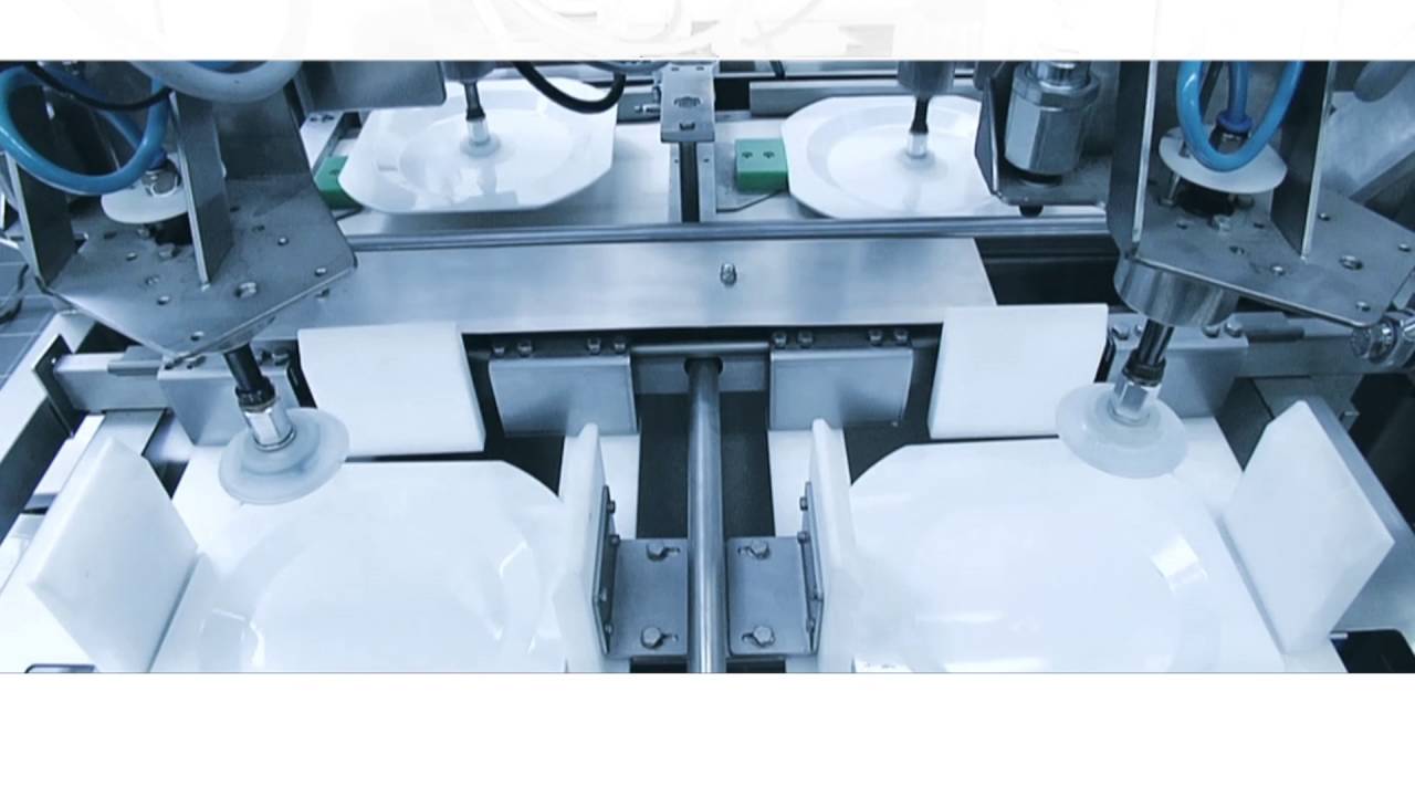 Plate stacking unit TS-12 - YouTube