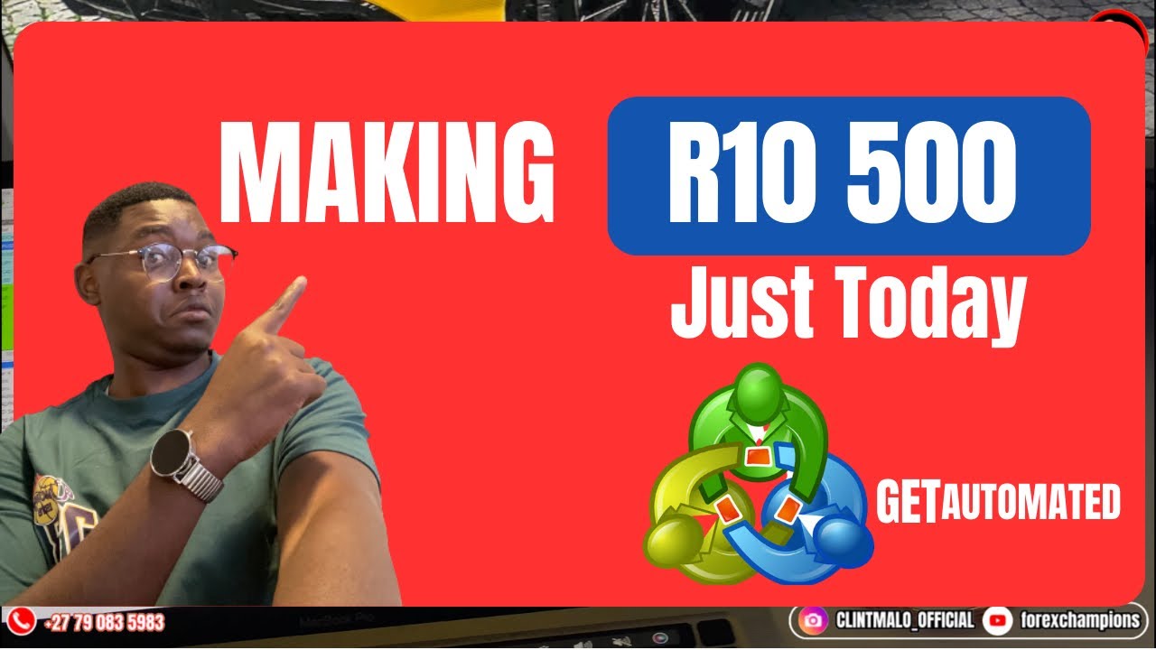 Making almost R10 000 from R1000 on a micro account just today with a ...