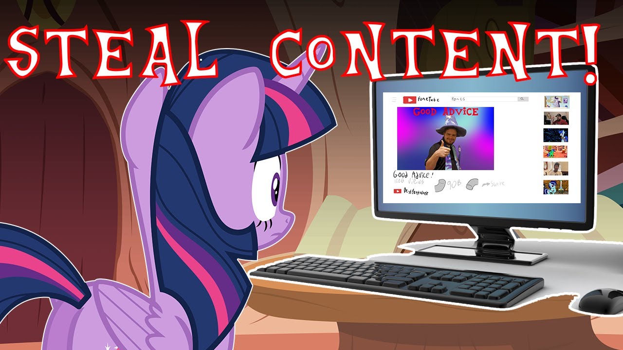 BAD ADVICE For Brony Youtubers - YouTube