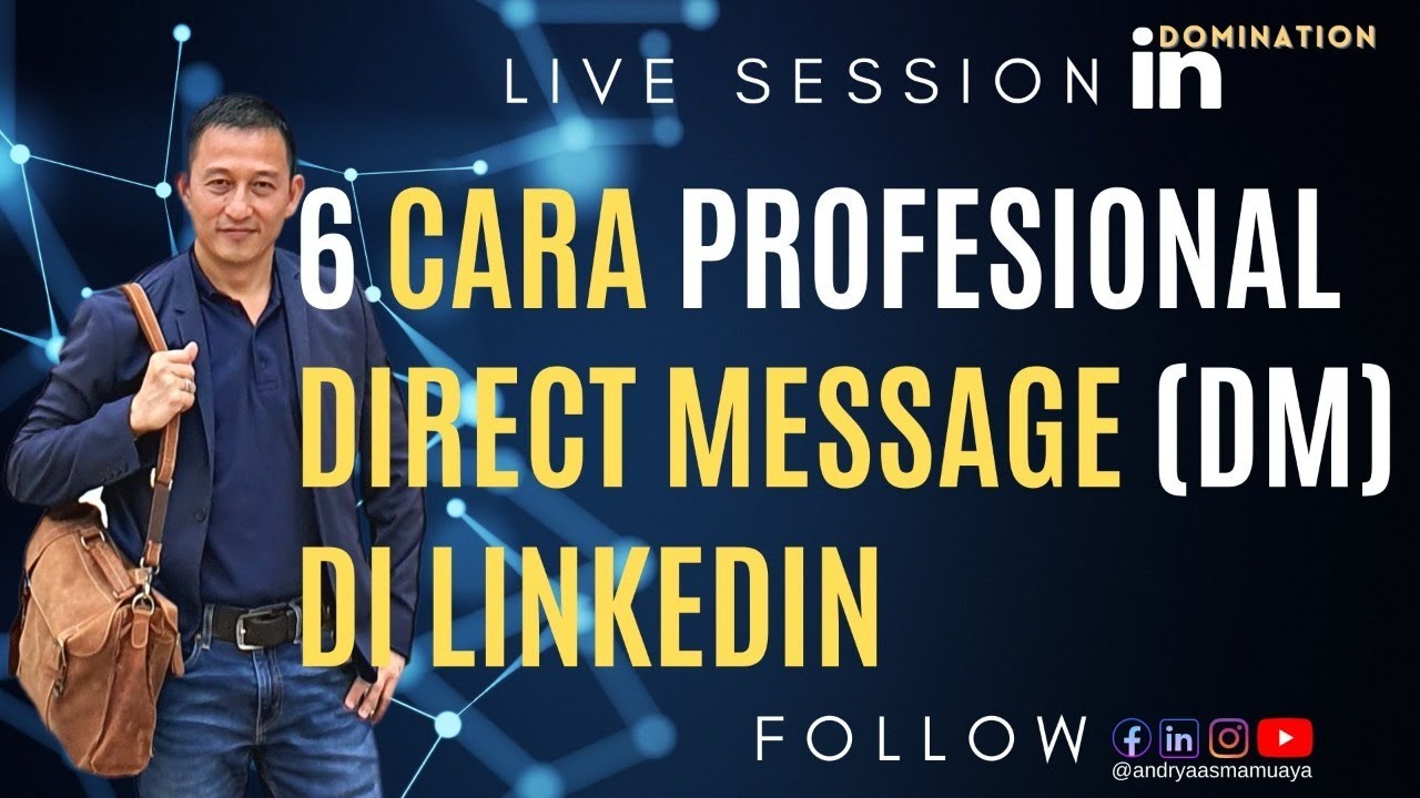 6 CARA PROFESIONAL DIRECT MESSAGE (DM) DI LINKEDIN - YouTube
