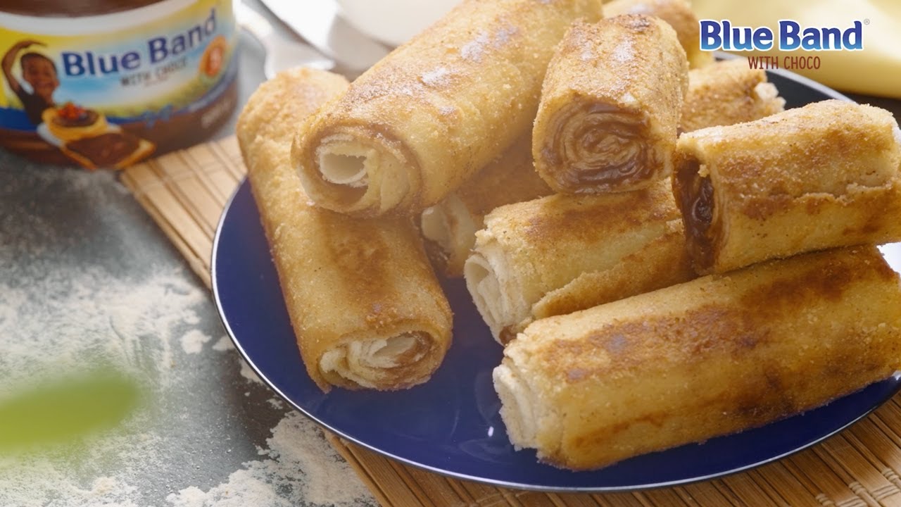 How to make bread rolls with Blue Band Choco - YouTube