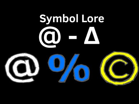 Symbol Lore (@-Δ) - YouTube