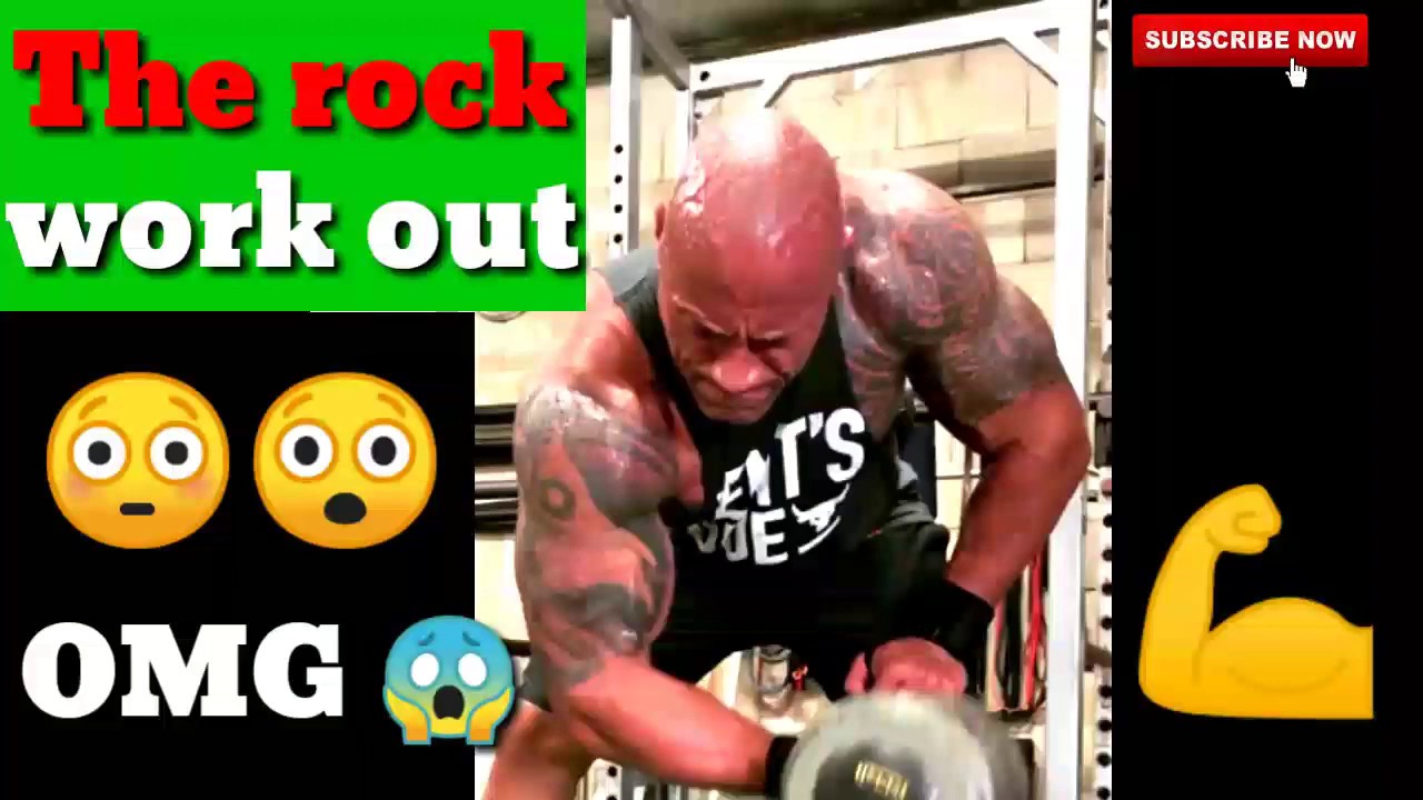 The rock gym work out || the rock || the rock muscular body || the rock ...