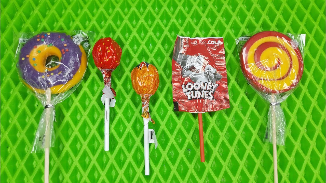 Satisfying Video | Lollipops and Sweets ASMR Opening - Yummy Rainbow ...