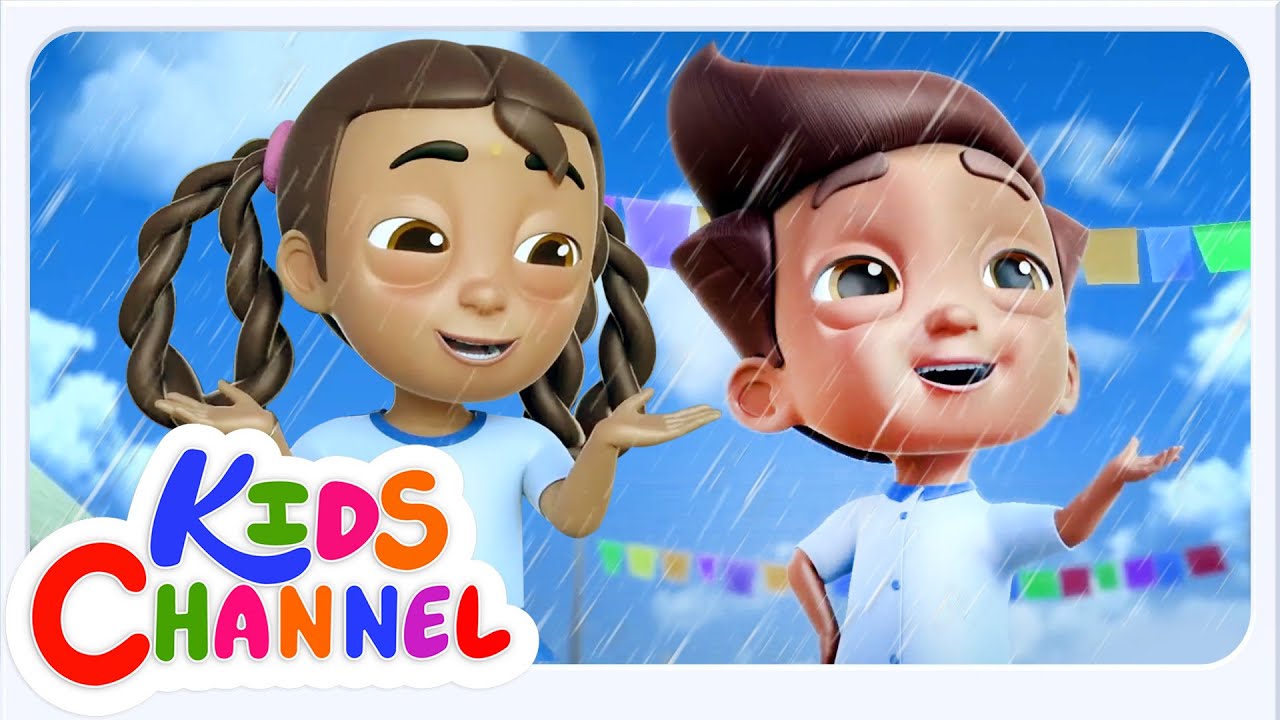 Pani Barsa Cham Cham Cham, पान बरसा छम छम छम + Hindi Cartoon Nursery ...