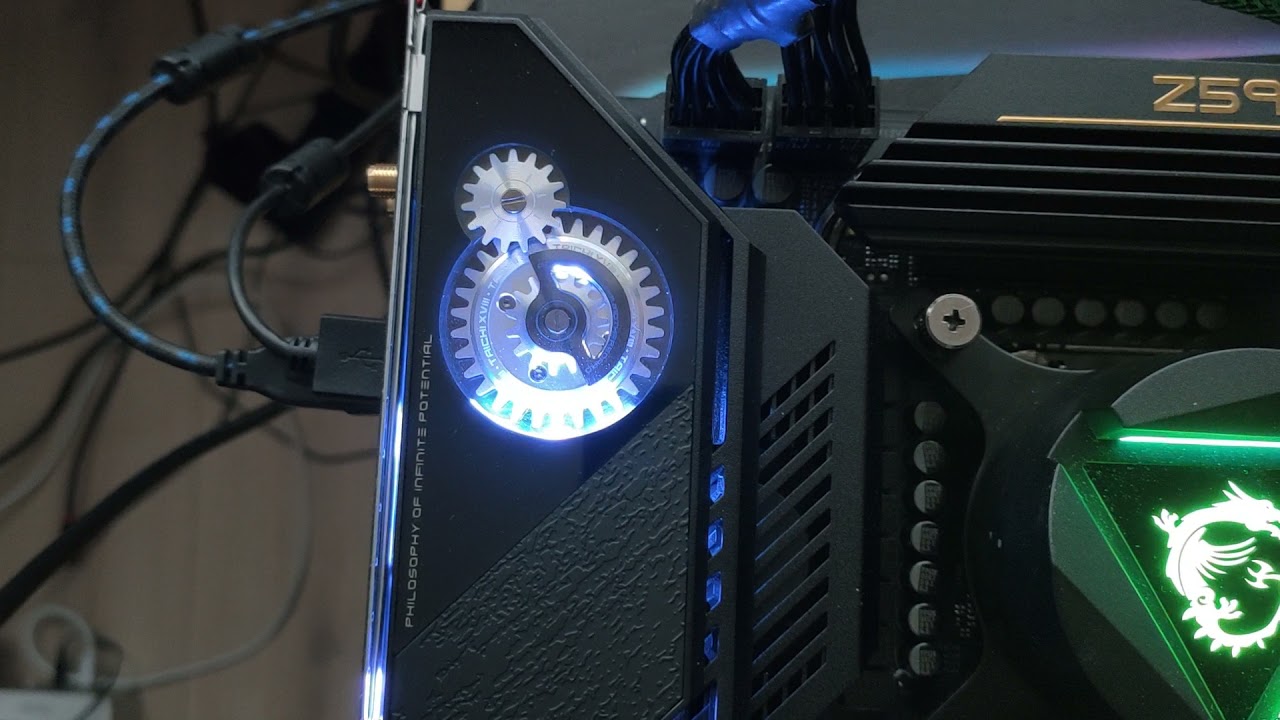 ASRock Z590 Taichi Gear - motherboard reel - YouTube