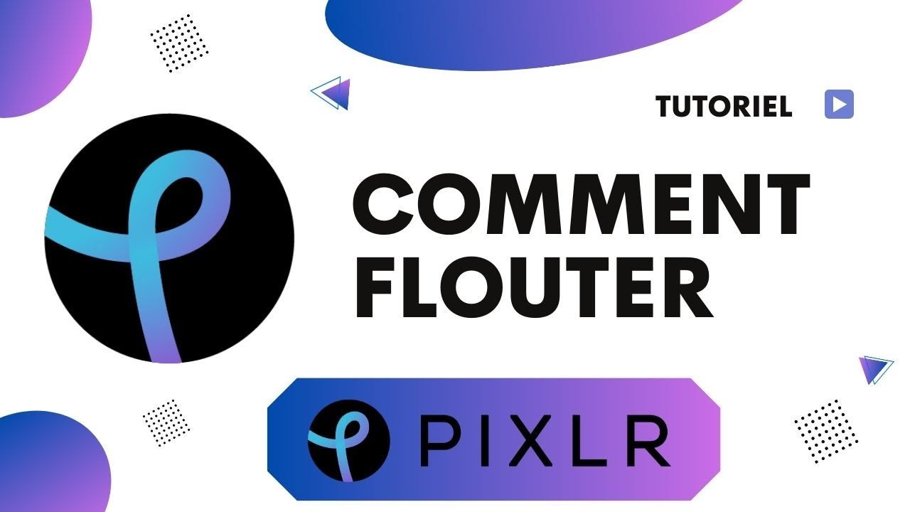 Comment flouter une photo sur Pixlr - YouTube