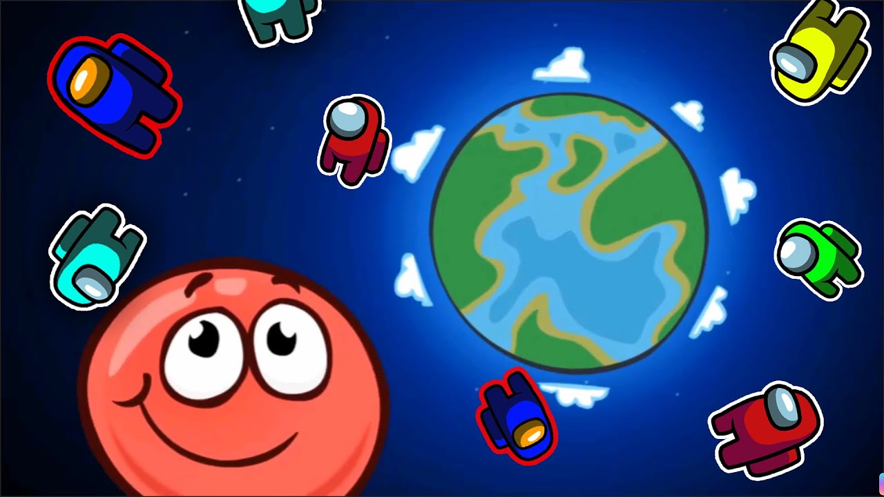 RED BALL 4 Among Us Imposter Deaths - YouTube