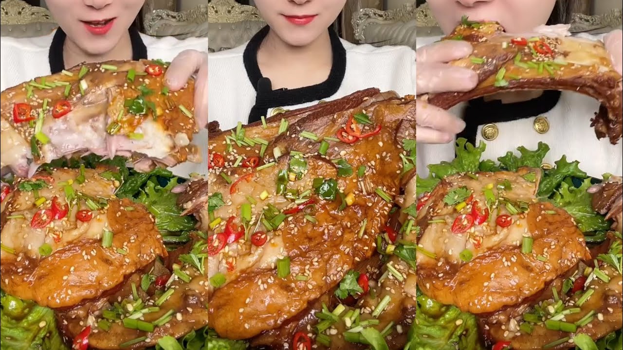 #013 This is the best ASMR mukbang || follow me to enjoy food happy ...