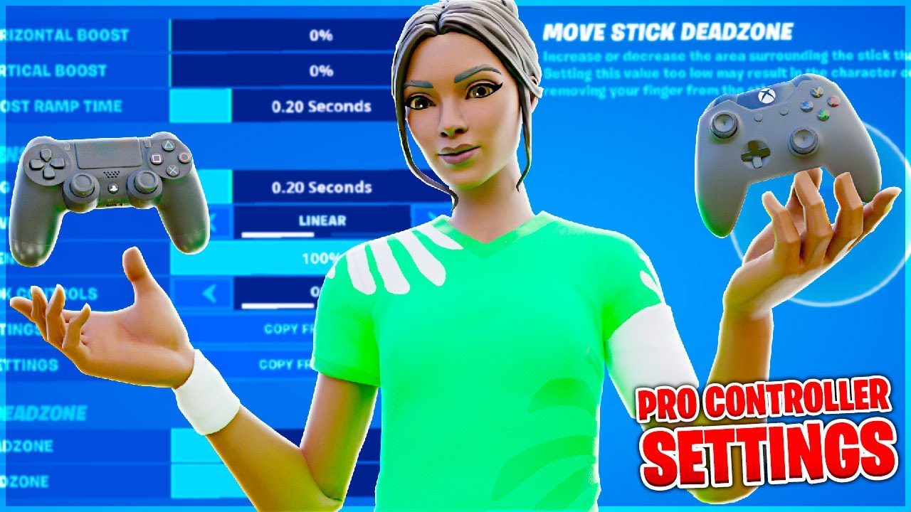 The BEST Controller SETTINGS and SENSITIVITY For AIM/BUILDING in ...