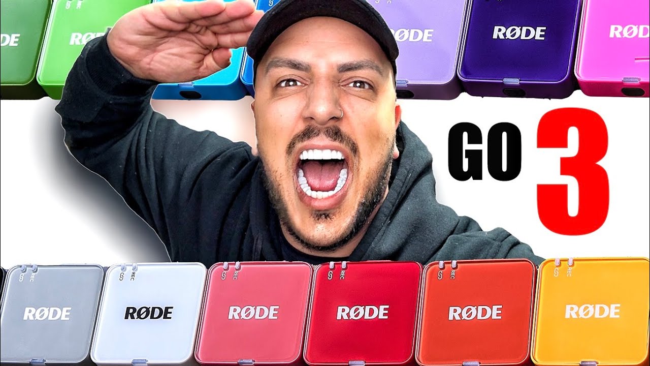 Rode Wireless Go 3 - SO MANY COLORS! - YouTube