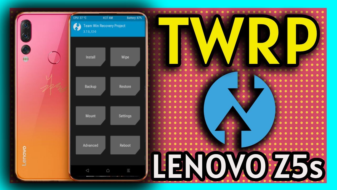 How To Flash Custom Recovery On Any Lenovo Phone | TWRP Flash Recovery ...