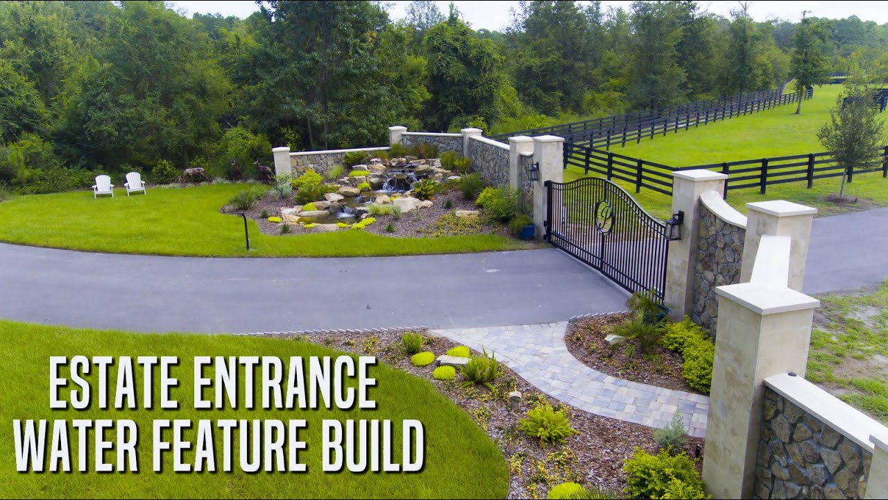 Water Feature Home Entrance at Mark Cortese blog