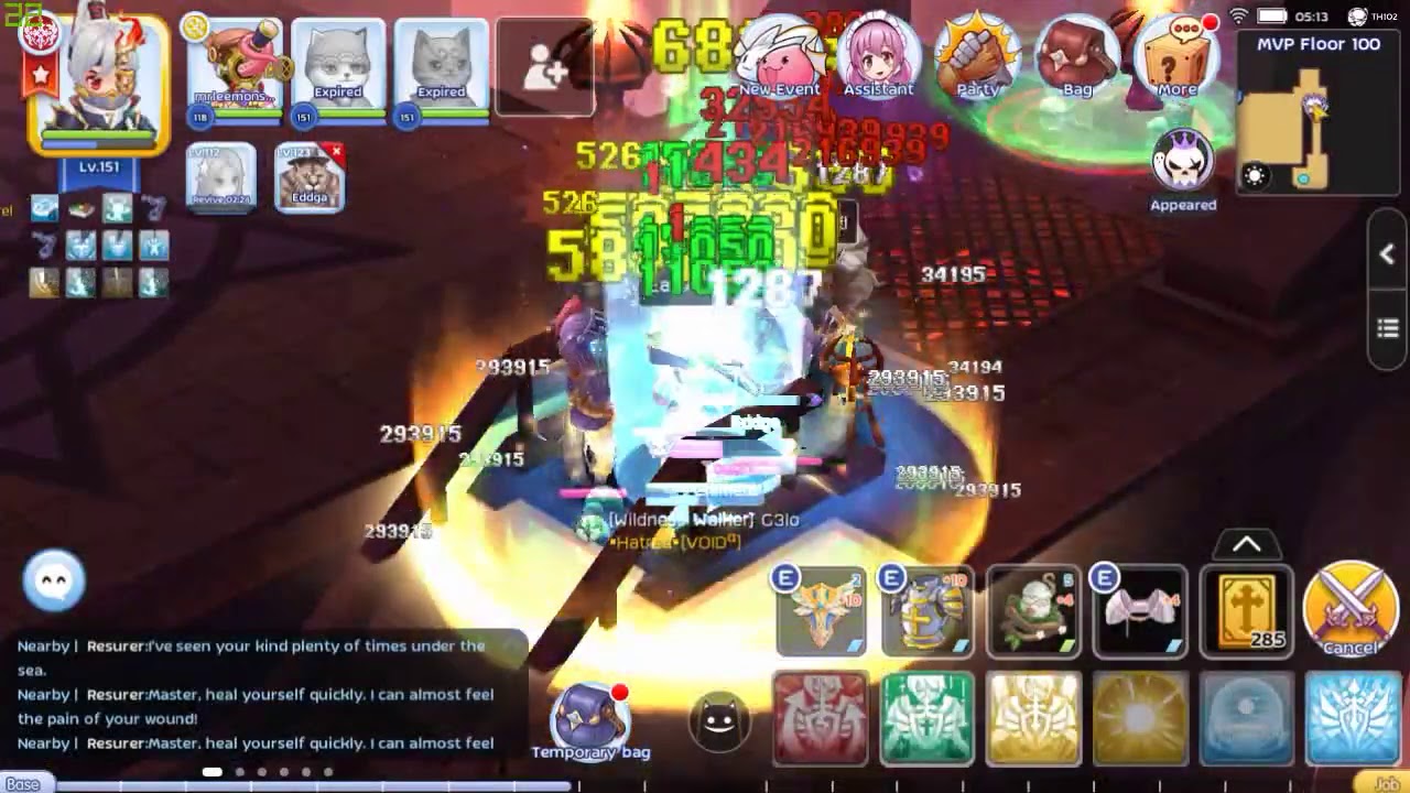 Ragnarok Mobile Eternal Love : Divine Avenger Heal Reflect ED build vs ...