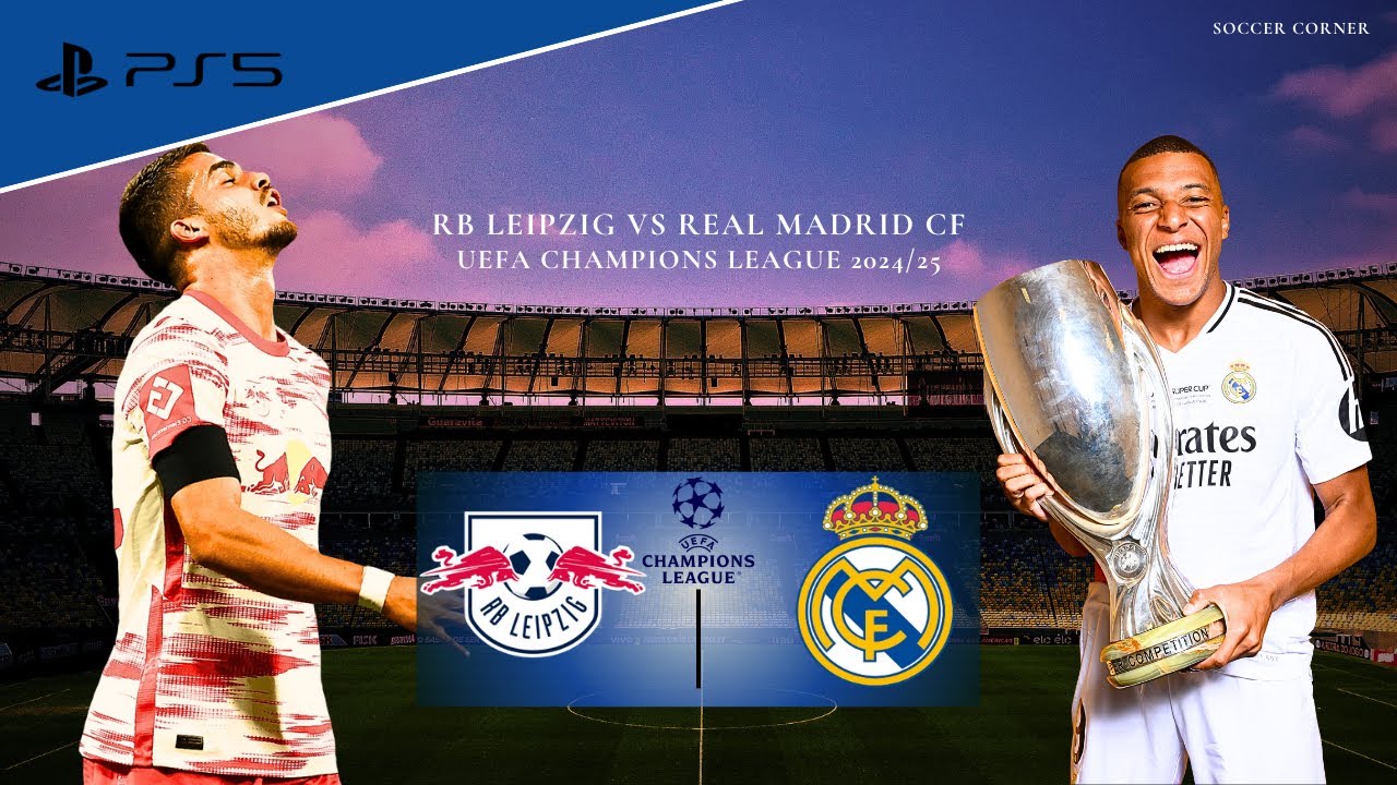 FIFA 24 | Mbappe exclusive Hattrick!! | RB Leipzig vs Real Madrid CF | UCL 2024-25 - YouTube