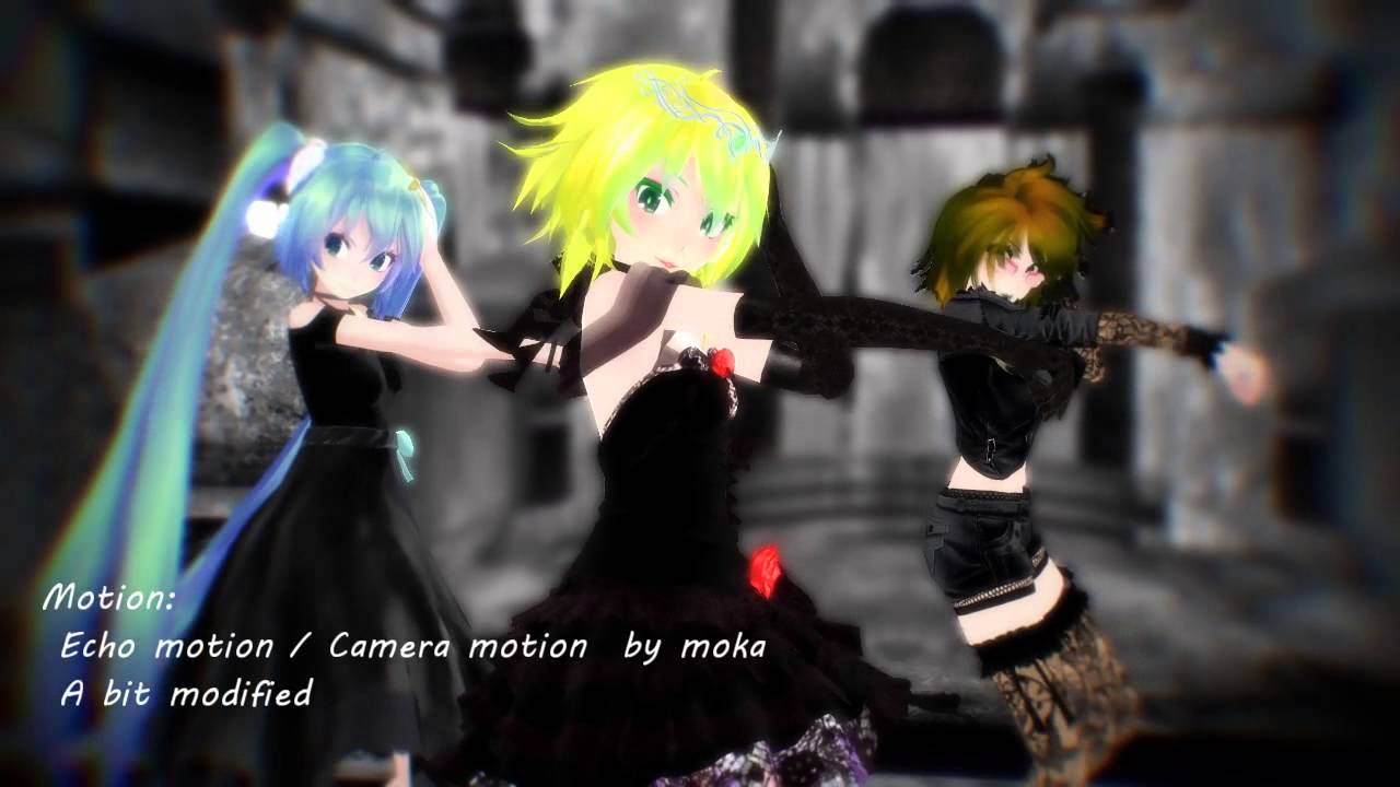 【MMD】" ECHO " GUMI,Miku & Rin (English Cover) - YouTube