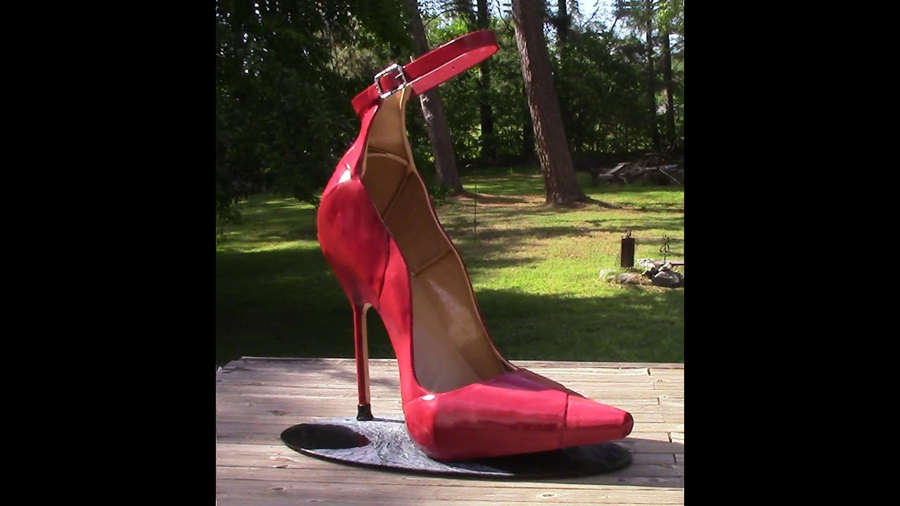 How to forge a high heel shoe sculpture VSTA Jonathan Chandler - YouTube