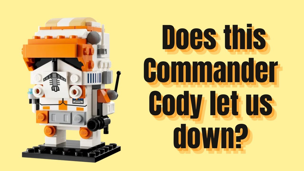 Upcoming Lego Star Wars: Clone Commander Cody BrickHeadz (40675) - YouTube