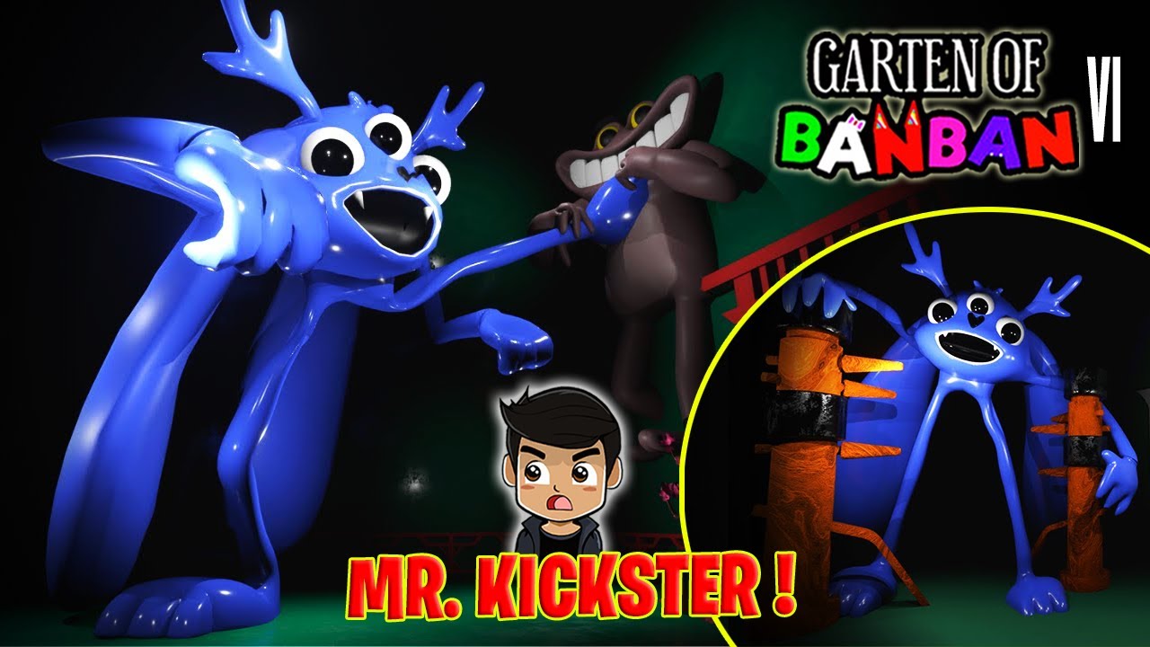 BATALLA ÉPICA: Mr.KICKSTER vs SHERIFF TOADSTER en Garten of banban 5 ...