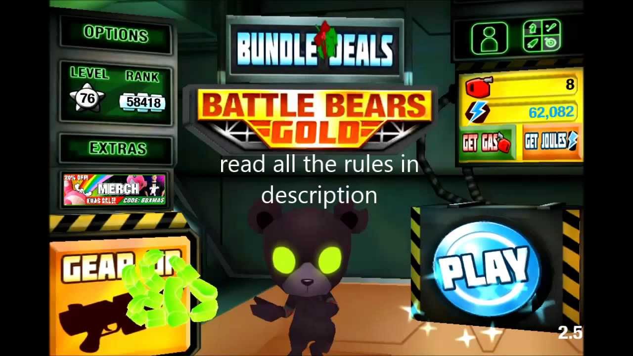 Battle Bears Gold "Account GiveAway 2 [CLOSED] - YouTube