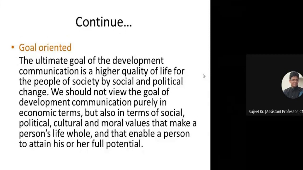 Philosophy and Concept of Development Communication - YouTube