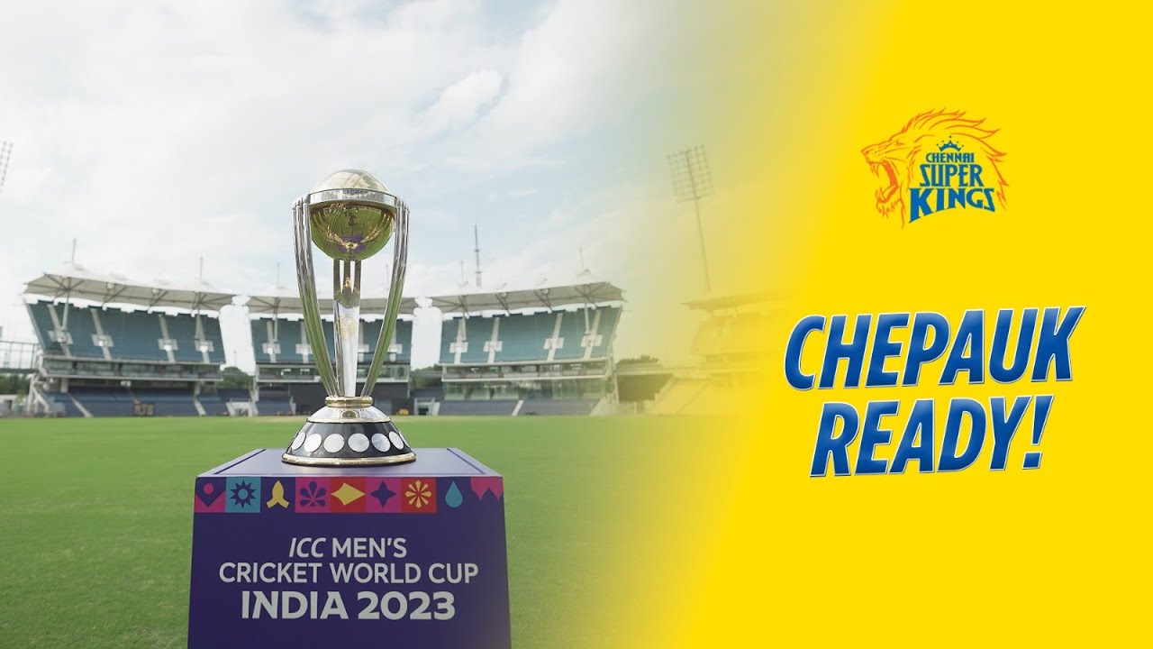 Chepauk is Ready! Gearing up for the World Cup 2023 - YouTube