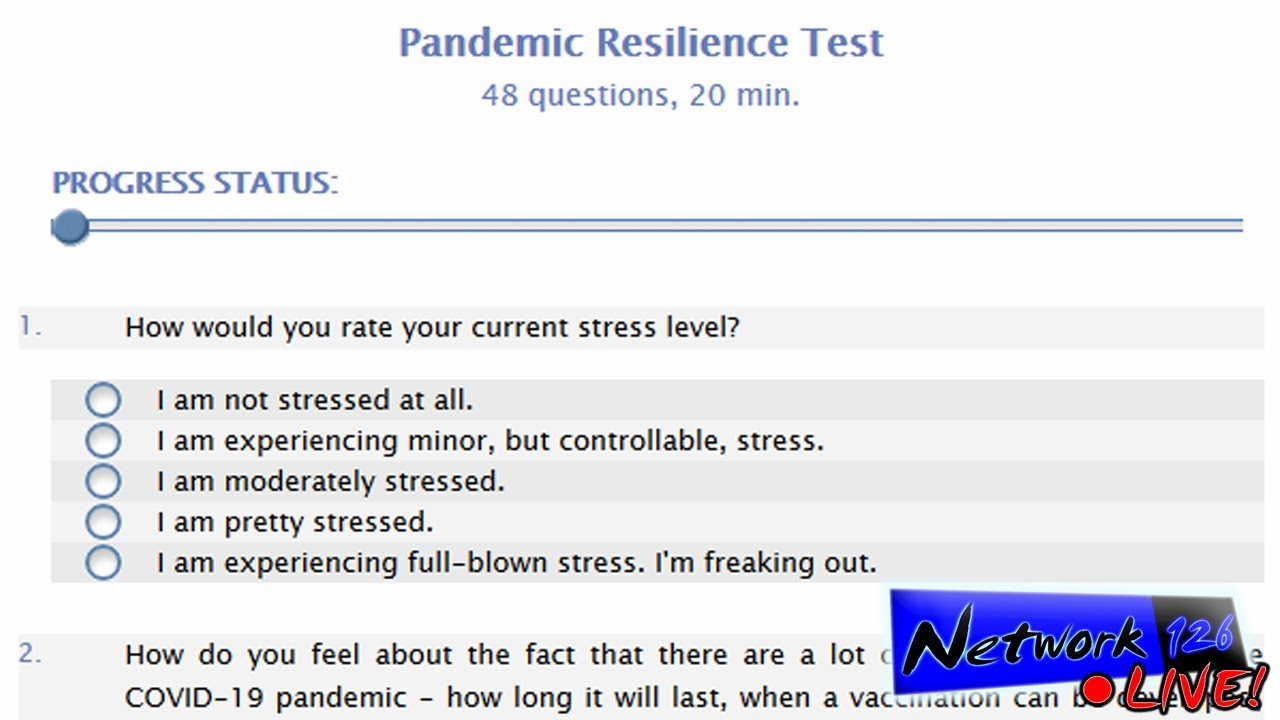 Taking a "Pandemic Resilience Test" (Psychological strength to cope ...