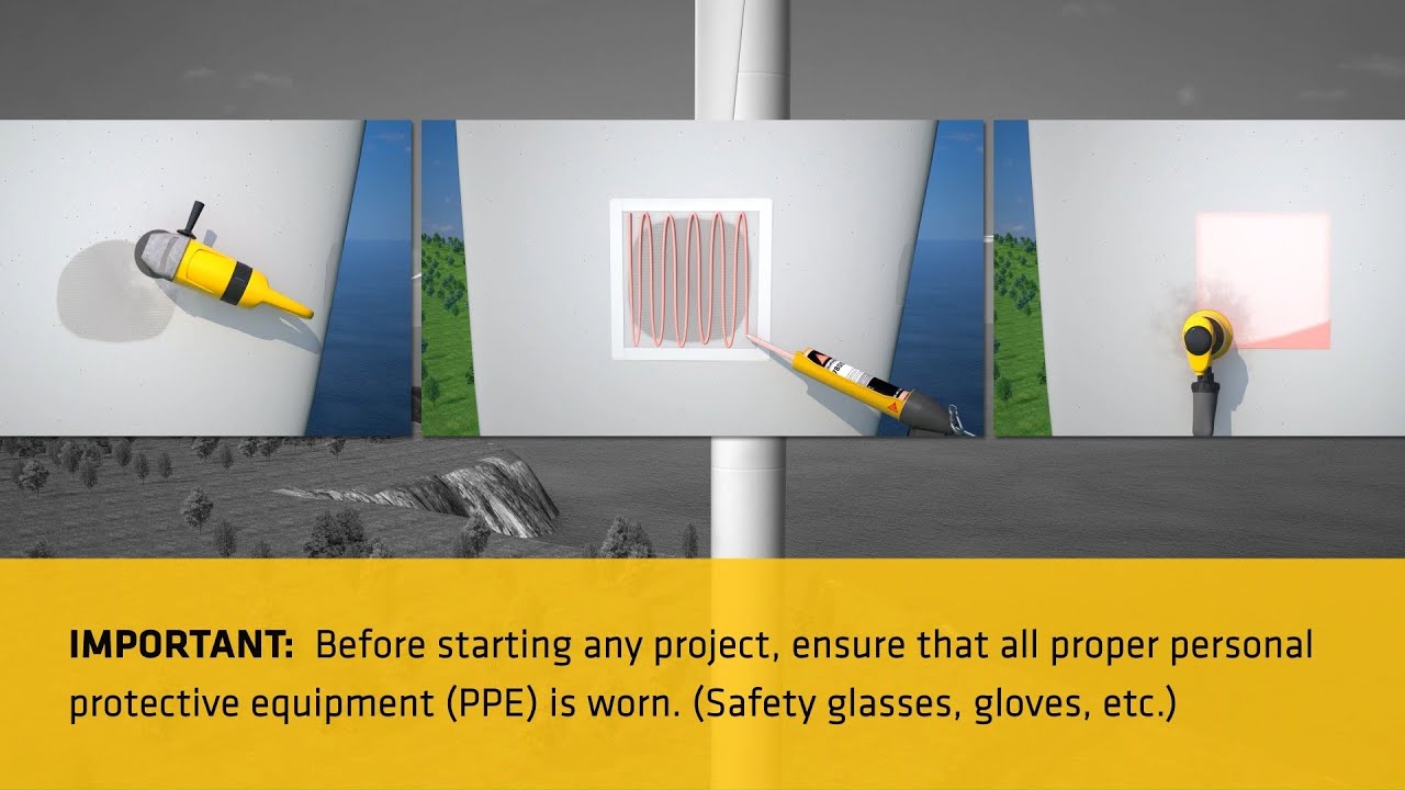 SikaForce®-7800 Series Surface Fillers for Wind Blade Repair - YouTube