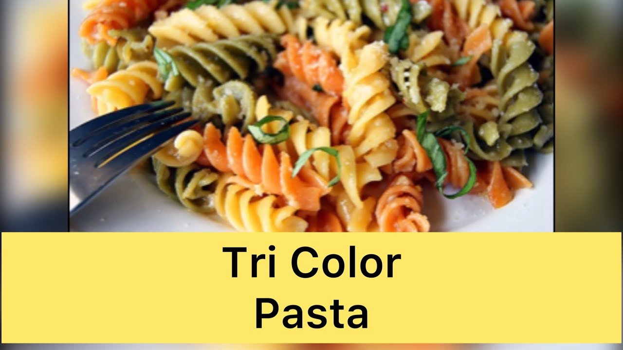 Indian style pasta recipe | Tri Color pasta recipes Indian | Pasta ...