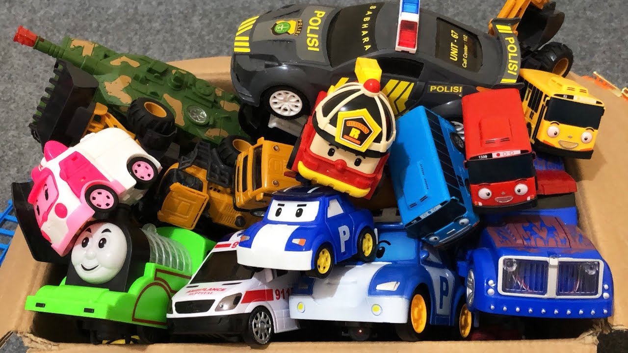 Review of Toys Cars, Robocar Poli, Thomas Train, Optimus Prime, Tank ...