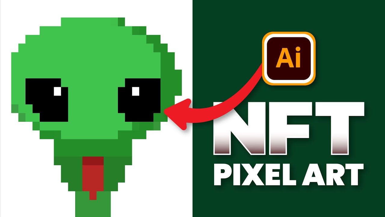 Make AMAZING NFT ART in Adobe Illustrator | Mosaic Art - YouTube