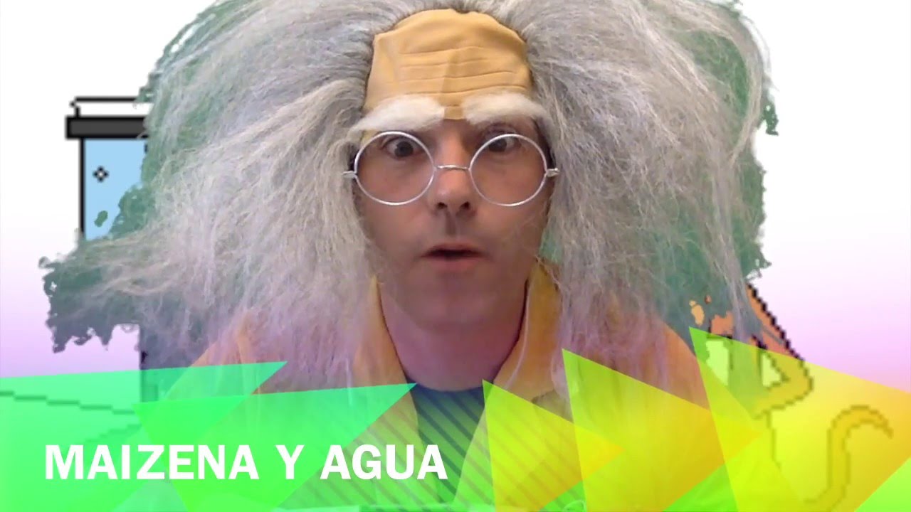 Experimento 13. Maicena y agua. TU MAESTRO EN CASA - YouTube