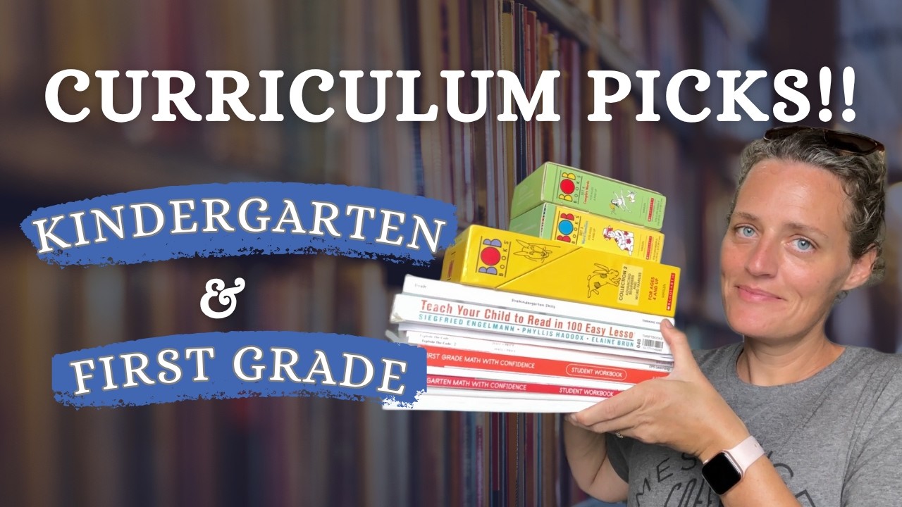 Individual Curriculum Picks for Kindergarten & First Grade | First Time ...