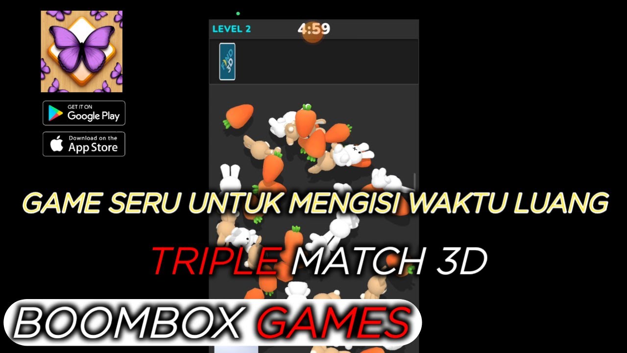 Triple Match 3D Gameplay Walkthrough Android IOS Gaming dari BoomBox ...