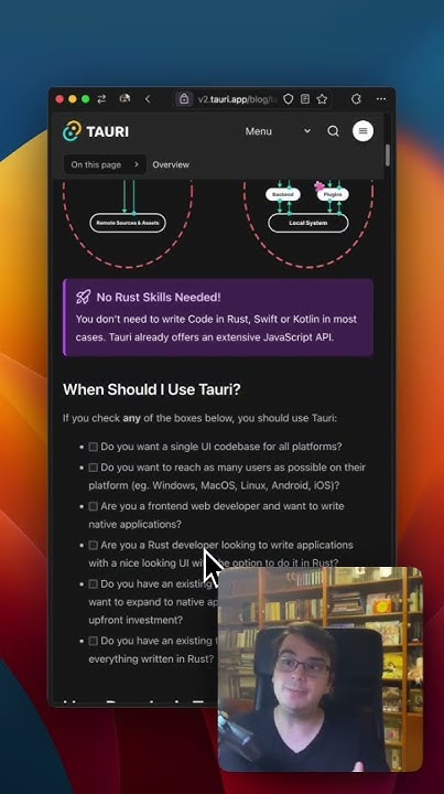 Tauri 2.0 - нативные приложения на Ract, Vue и Angular - YouTube