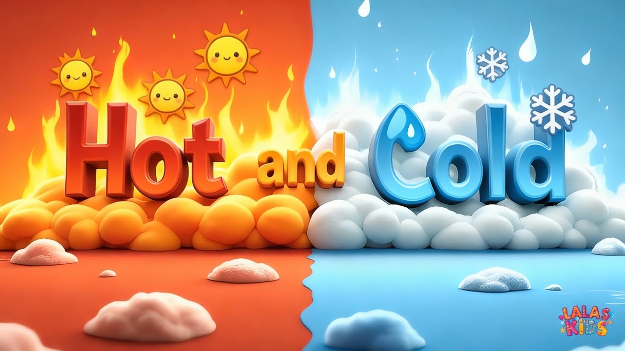 HOT AND COLD Song for Kids! 🔥 ️ Learn Opposites | Action Songs for ...