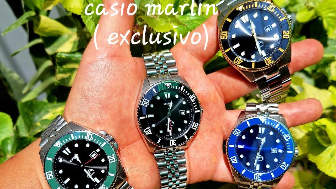 Colección Casio marlin ( exclusivos ) , en @watchesjhonny ⌚️🇵🇪 - YouTube