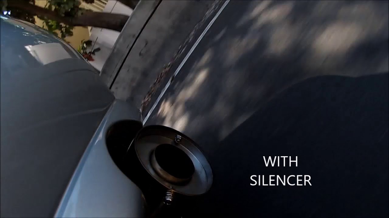 IS300 exhast - HKS Hi Power w/ silencer vs. w/o - YouTube