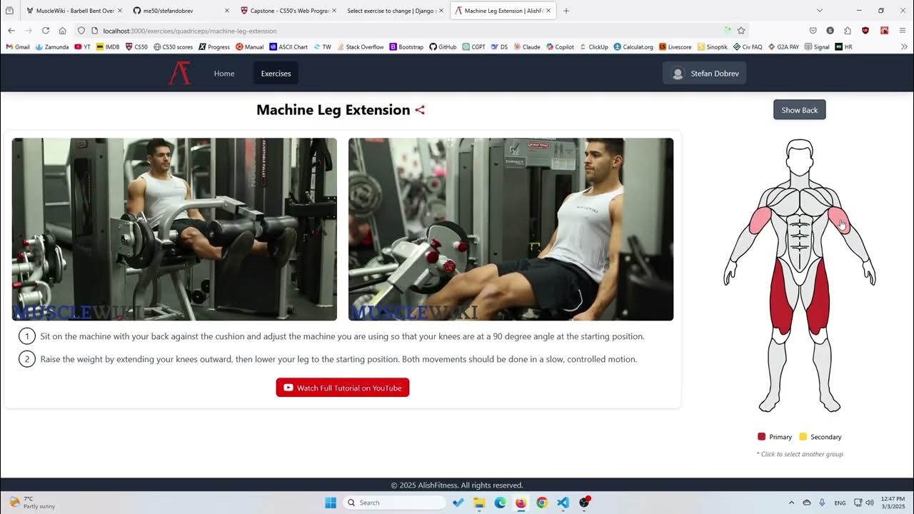 CS50’s Web Programming with Python and JavaScript - Final Project - YouTube