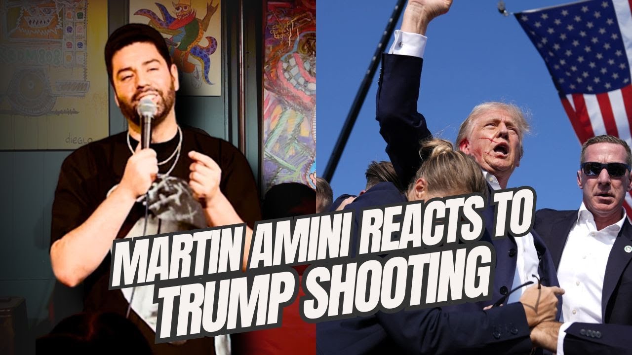 Martin Amini Reacts to Trump Shooting | Stand Up | Comedy - YouTube