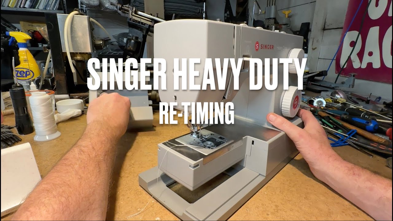 Singer Heavy Duty Re-timing Hook [TUTORIAL] - YouTube