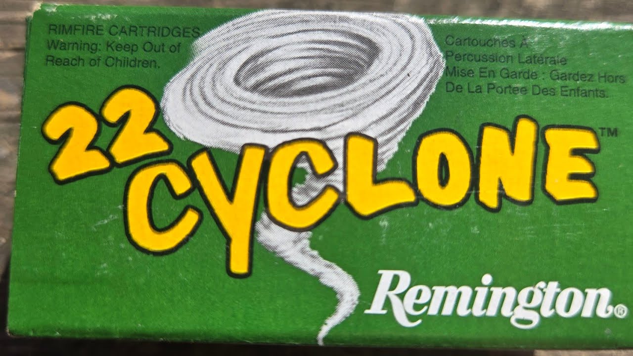 Remington Cyclone 22lr Ammo at 50yds. - YouTube