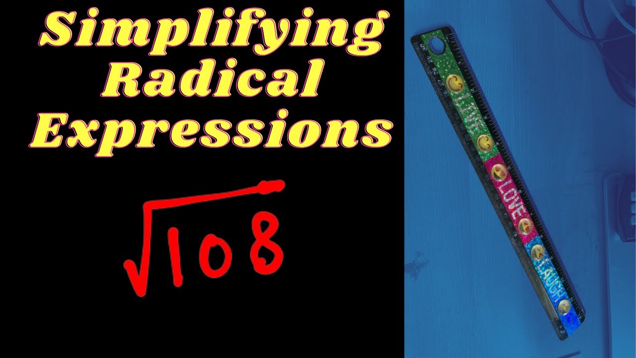 How To Simplify Radical Expressions YouTube how-to-simplify-radical-expressions-youtube