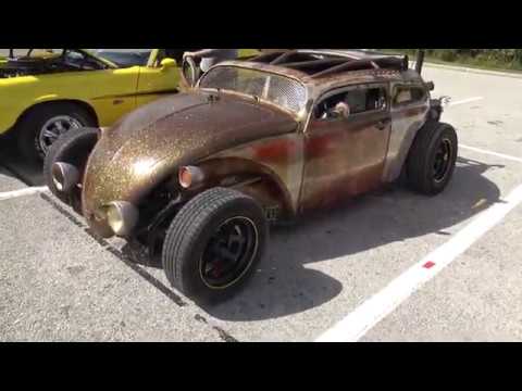 Rat Rod Chop Top VW Bug - YouTube