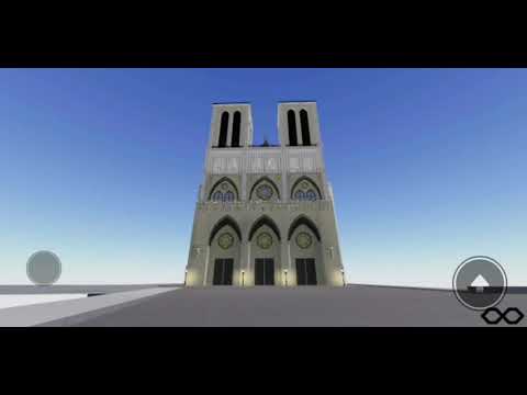 Notre Dame Remade in Roblox (Catholic Church of Roblox) - YouTube